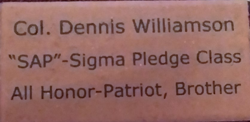 MEMORIAL BRICK DONATION | Sigma Chi Proud Capital Campaign